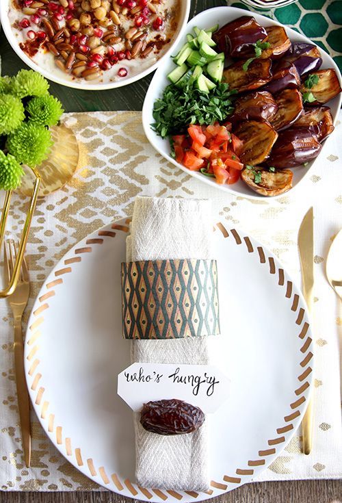 Table setting ideas for your Iftar get-together